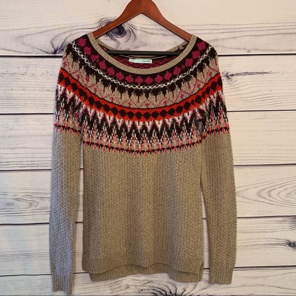 Maurices | Sweaters | Maurices Fair Isle Pullover Tan Sweater | Poshmark